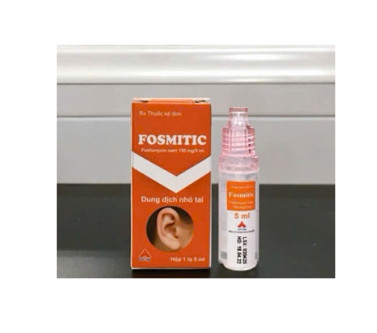 Dung dịch nhỏ tai Fosmitic 150mg (5ml/hộp)